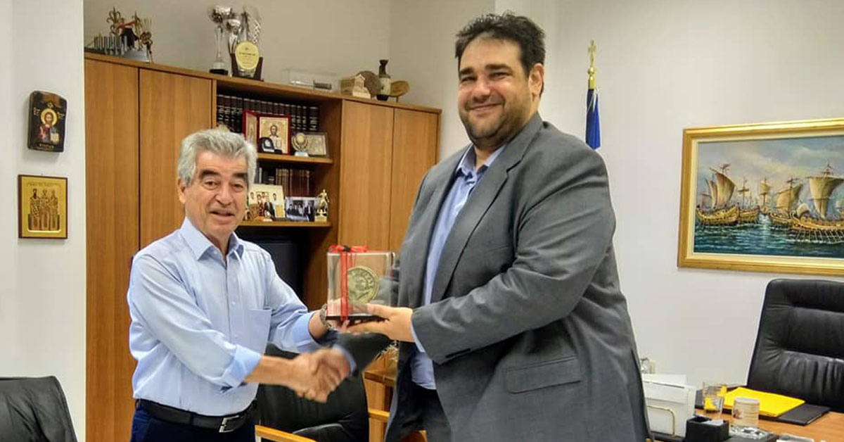 Επίσκεψη Υφυπουργού Εσωτερικών κ. Θεόδωρου Λιβάνιου στο Δημαρχείο ...