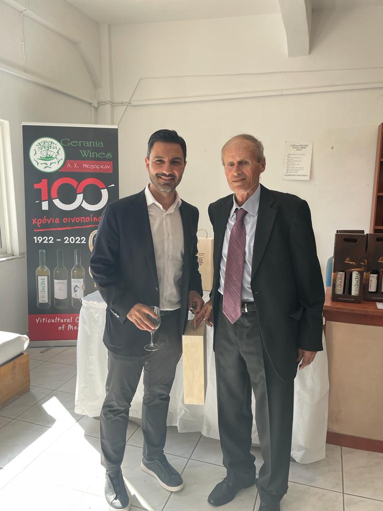 Ο Σταμάτης Πουλής στην εκδήλωση για τα 100 χρόνια του Αμπελουργικού ...